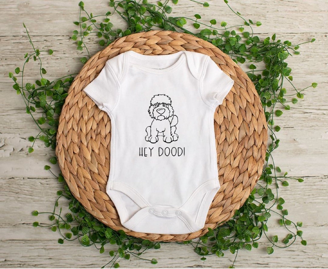 Hey Dood! Doodle Dog Shirt or Baby Bodysuit - Perfect for Summer! - Dog ...