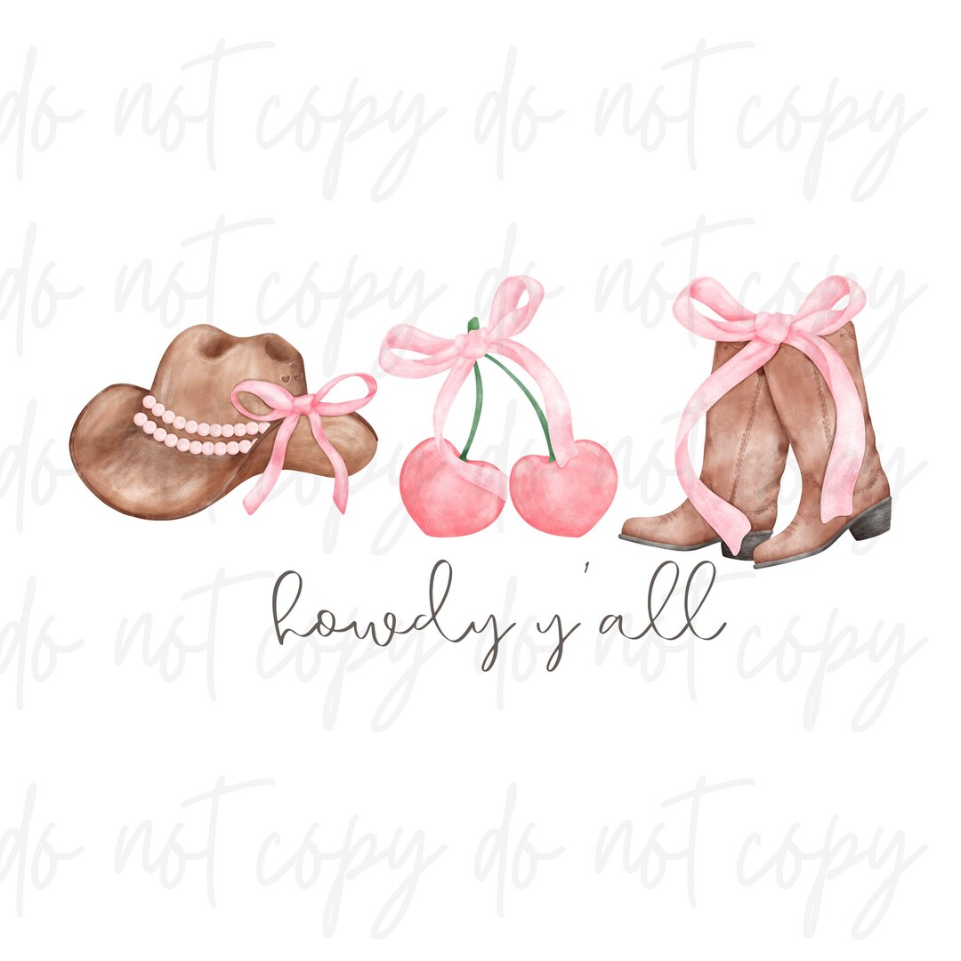 Western Cowgirl Valentine's Day PNG Design, Coquette Cow Girl ...