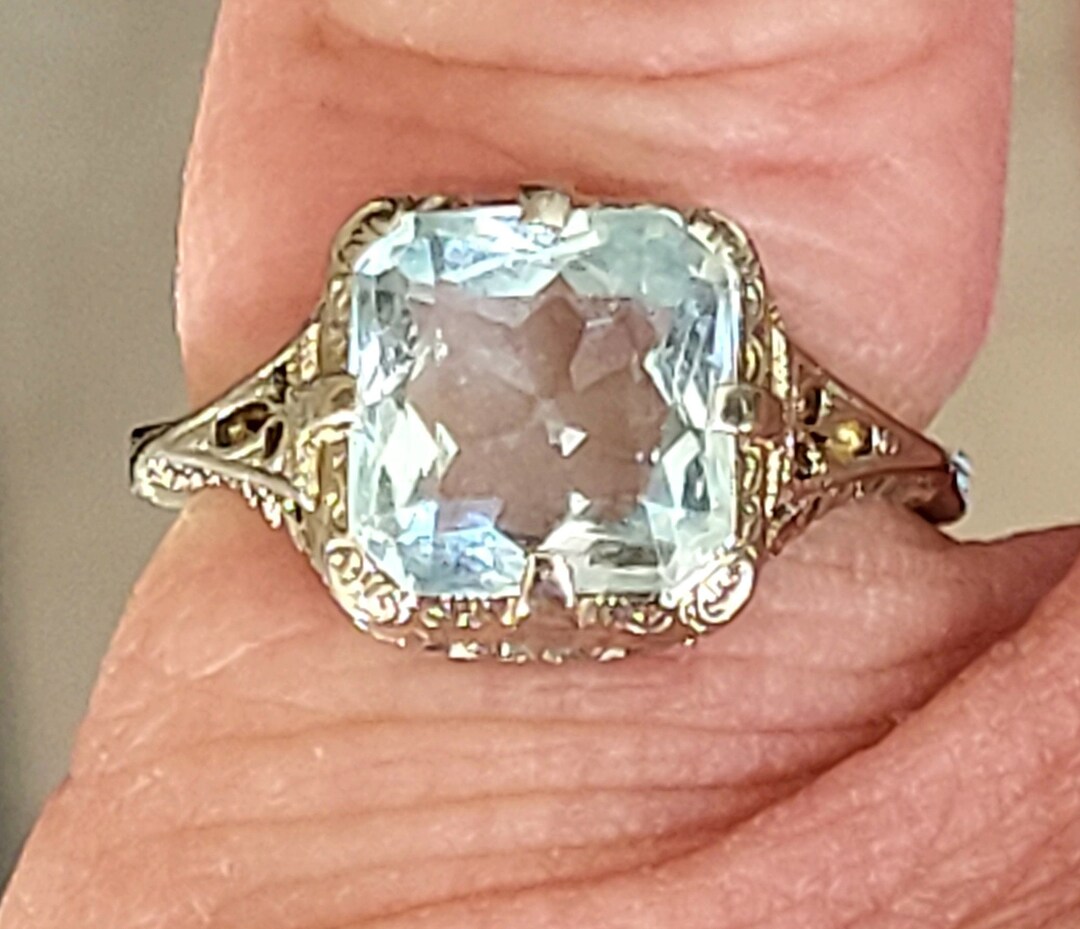 Rare Art Deco 19k White Gold Filigree Super Detailed Antique 1920-40s ...