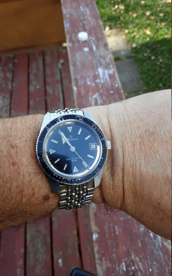 Rare 1960s Vintage Helbros Automatic Mens Divers Watch With | Etsy