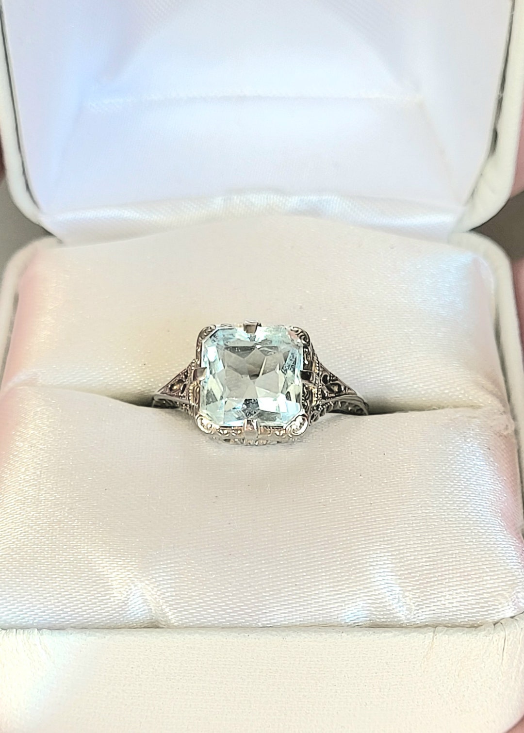 Rare Art Deco 19k White Gold Filigree Super Detailed Antique 1920-40s ...