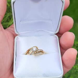 Rare Estate Spectacular 1980s Vintage 14k Yellow Gold Ladies Sparkling ...