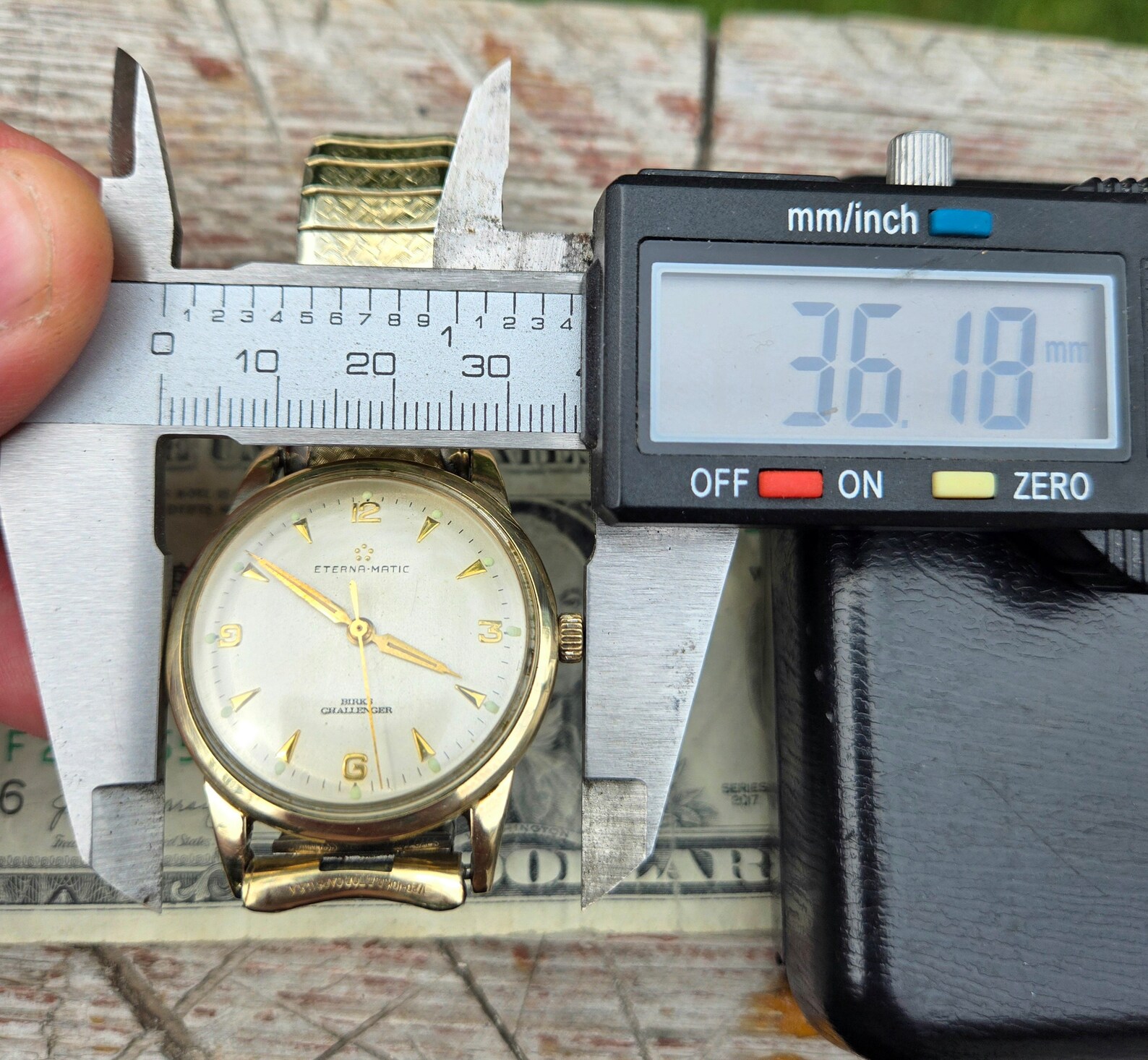 Rare Vintage 1950s Mid Century Eterna-matic Automatic Mens Watch Superb ...