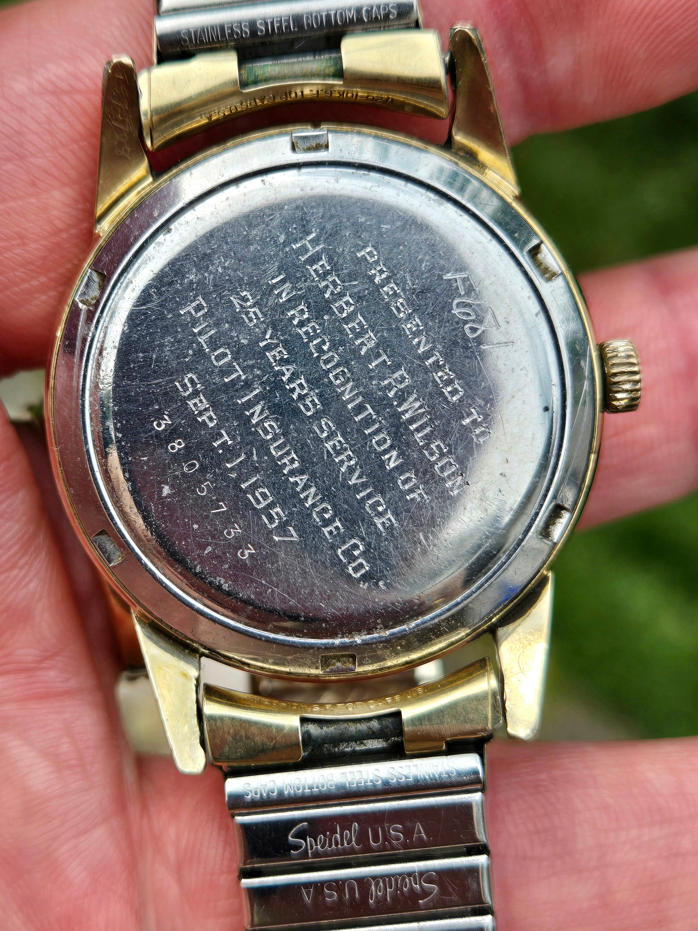 Rare Vintage 1950s Mid Century Eterna-matic Automatic Mens Watch Superb ...