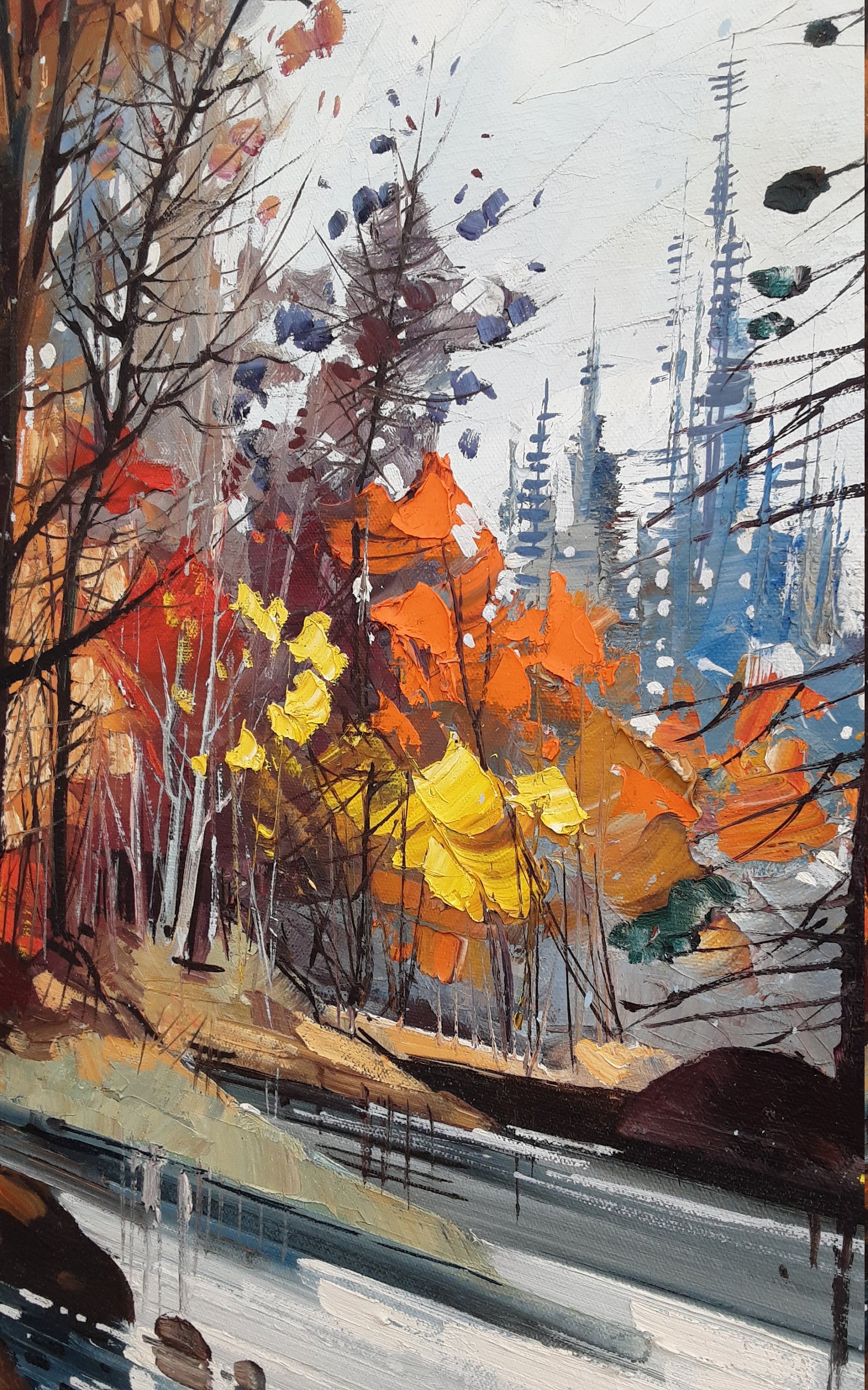 Rare Stunning Retro Vintage 1970s Canadian Fall Landscape Oil | Etsy