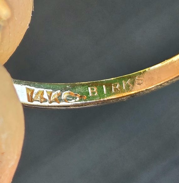 Rare Estate Vintage Birks 1980-90s Art Deco style det… - Gem