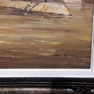 Rare John Luini Artist Vintage 1960s 1970s Impressionist Paris France ...