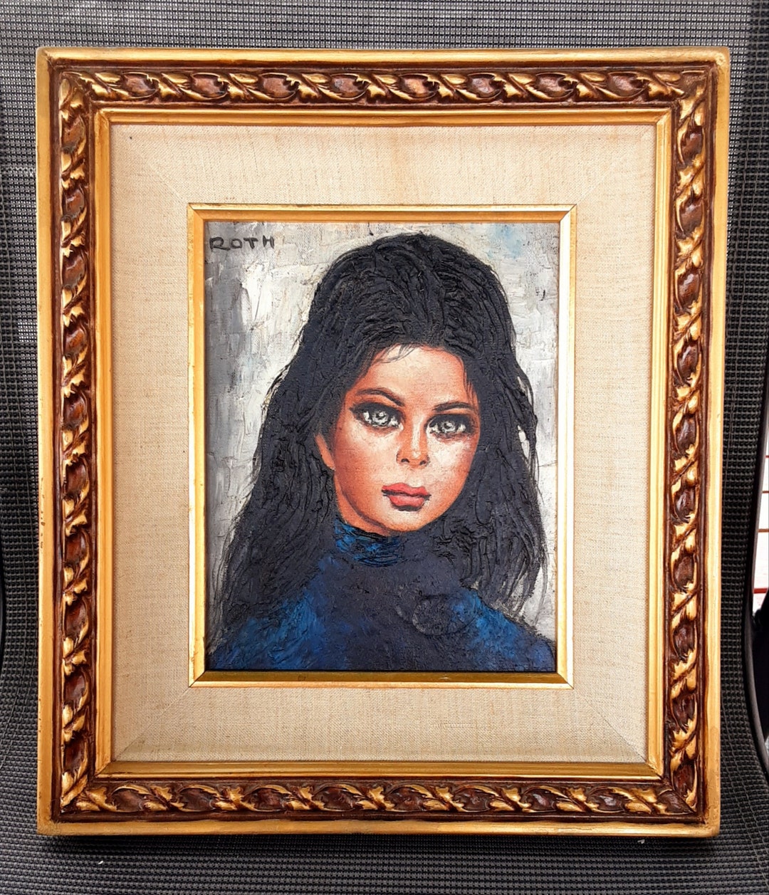 Only Original on Etsy Rare 1950s French Artist Etienne Roth Mcm Big Eye ...