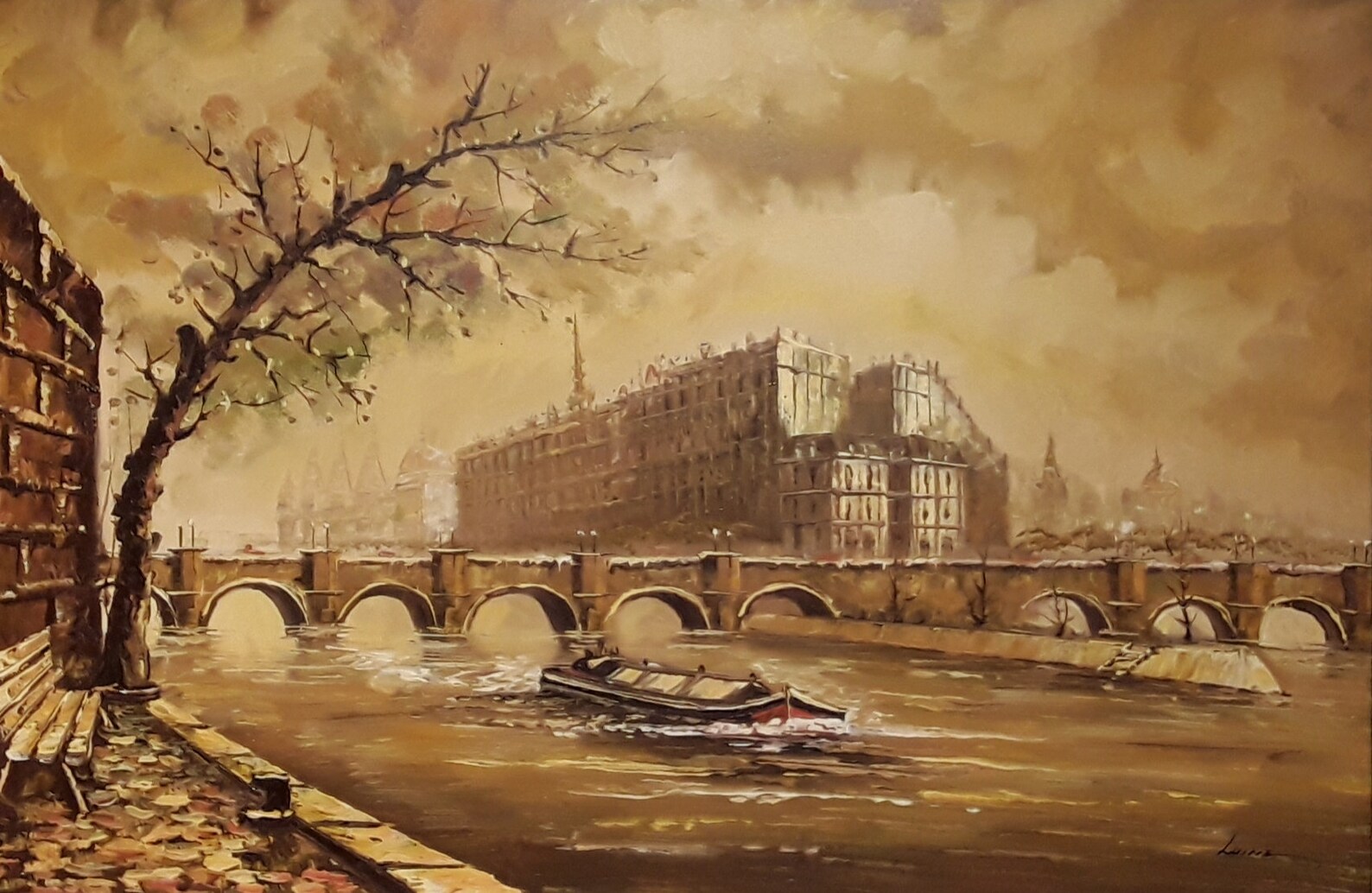 Rare John Luini Artist Vintage 1960s 1970s Impressionist Paris - Etsy