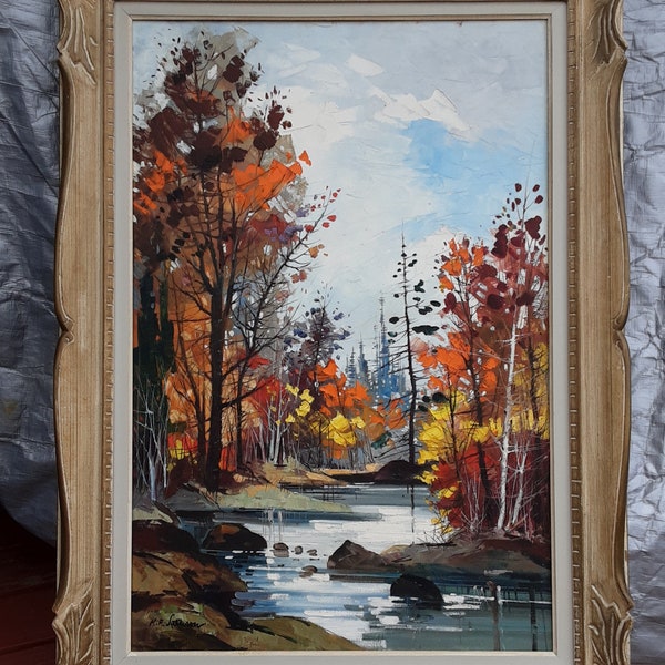 Retro Painting - Etsy
