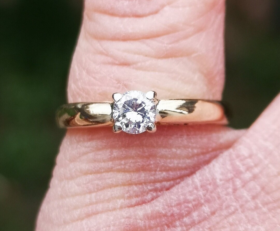 Stunning Nice Art Deco Style 14k Yellow White Gold Cathedral Filigree ...