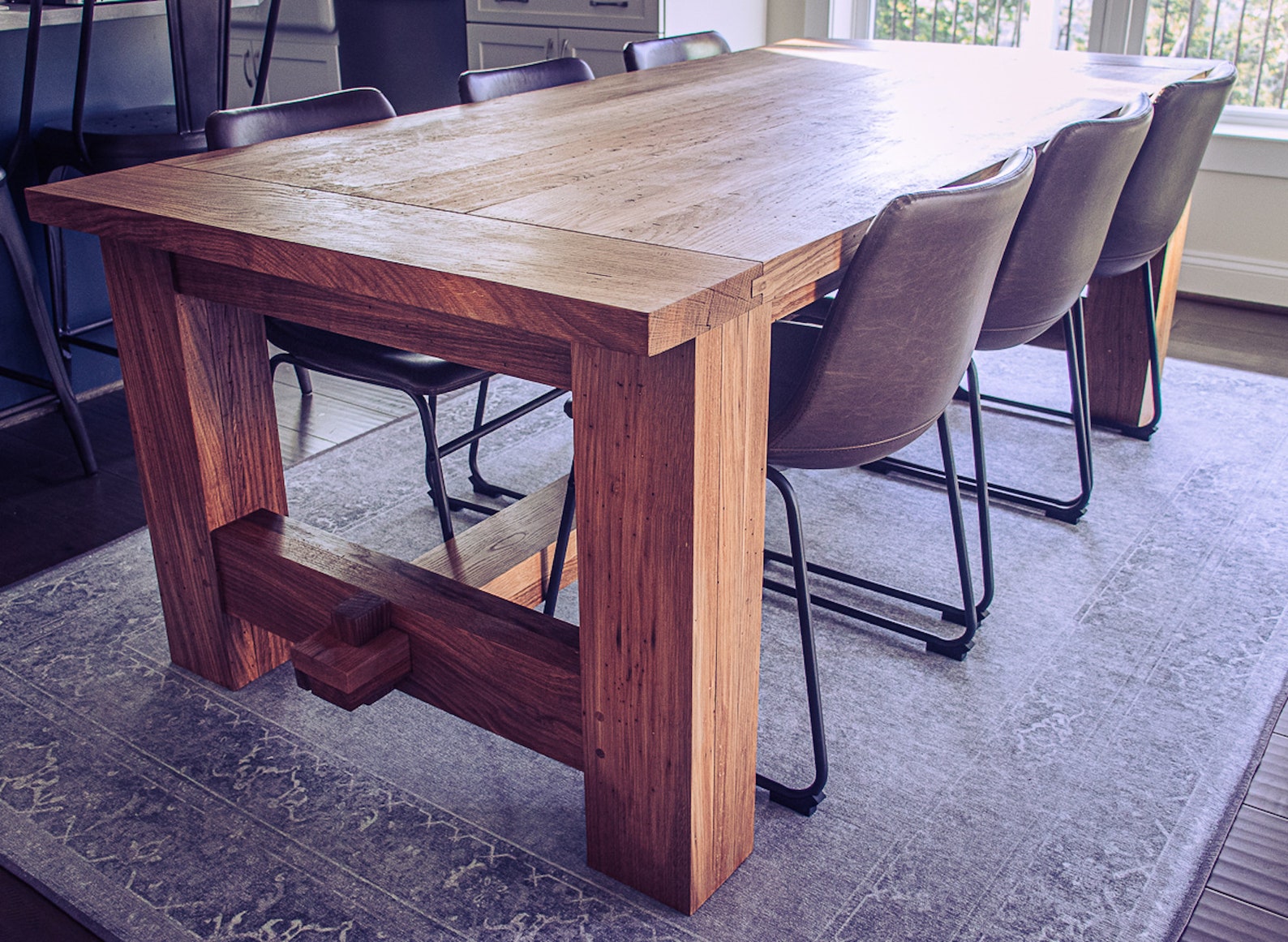 PLANS ONLY | the Arthur | Traditional Oak Farmhouse Table | Woodworking ...