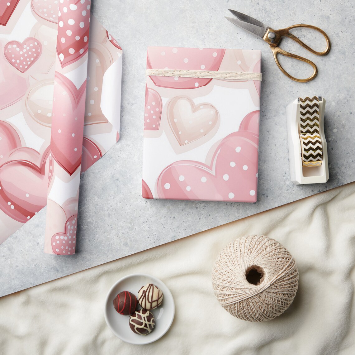 Pink Heart Digital Paper, Commercial Use, Love Digital Paper, Scrapbook ...