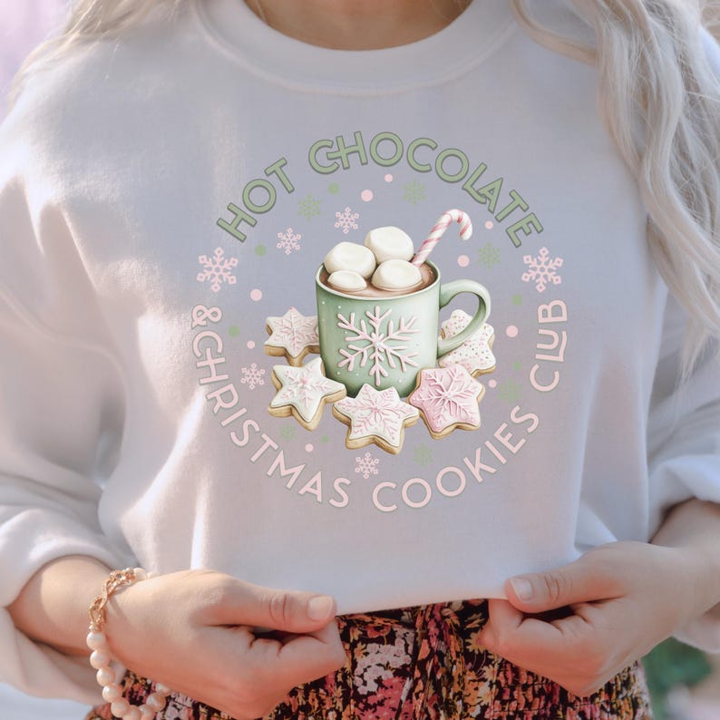 Hot Chocolate Club PNG, Cocoa and Cookies Club PNG, Hot Cocoa and ...