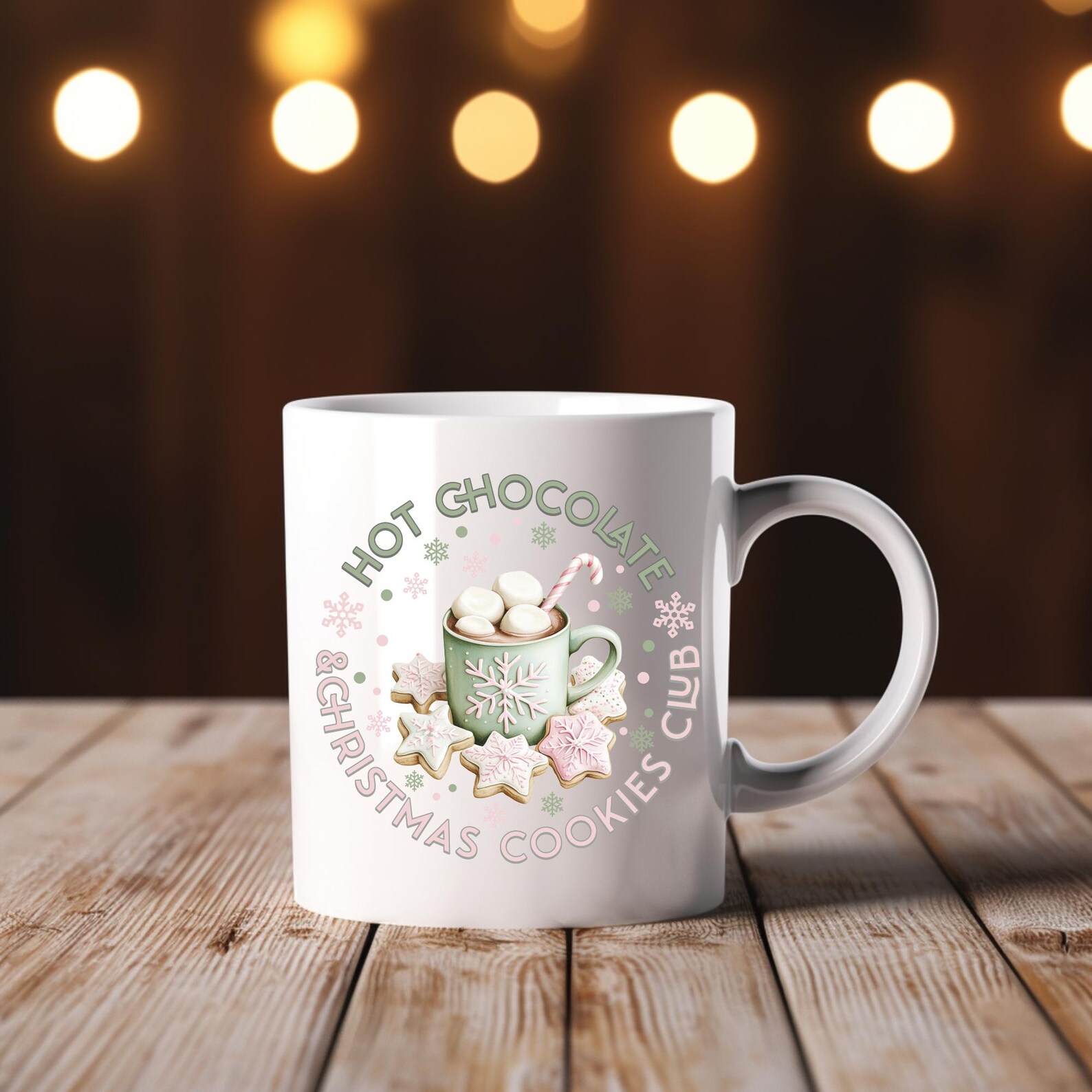 Hot Chocolate Club PNG, Cocoa and Cookies Club PNG, Hot Cocoa and ...