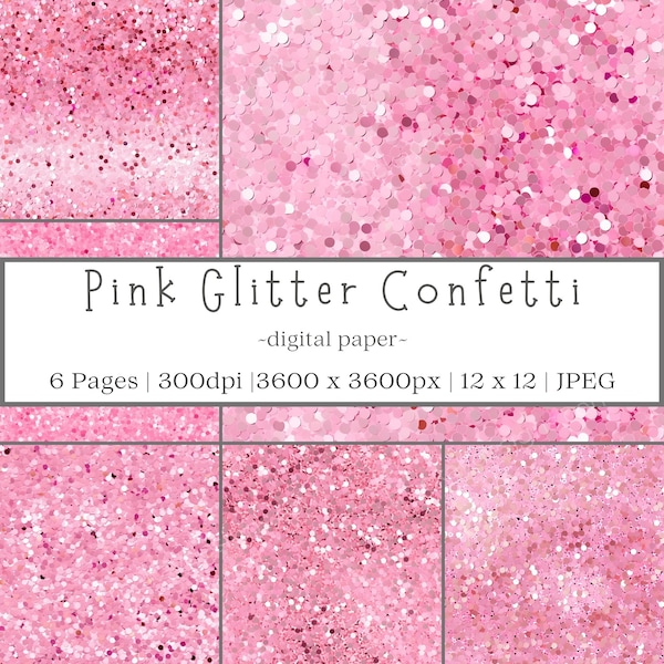 Pink Digital Paper - Etsy