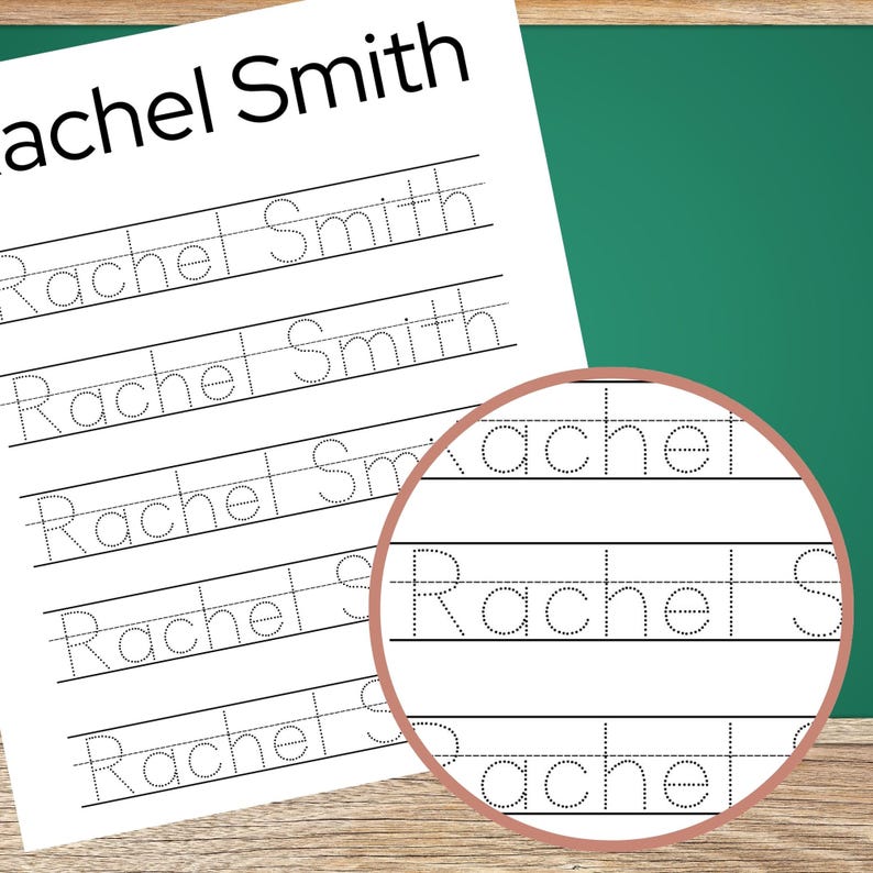 Editable Name Tracing Sheets | Personalized Tracing Worksheets for Kids ...