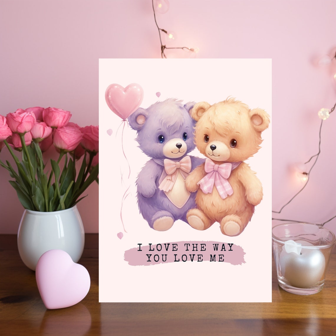 Teddy Bear Couple Clipart, Watercolor Teddy Bear Clipart, Teddy Bear ...