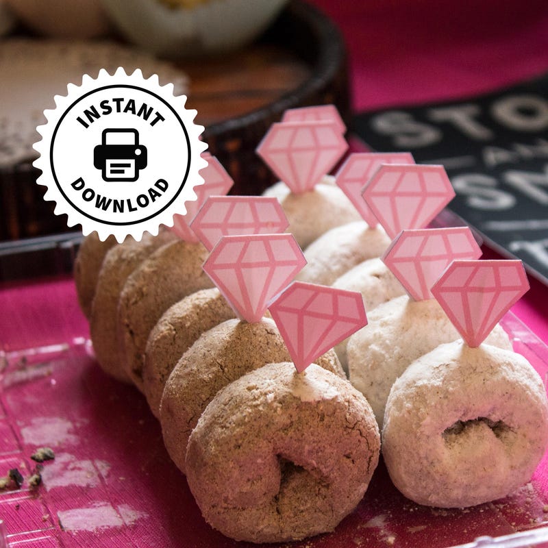 Diamond Donut - Etsy