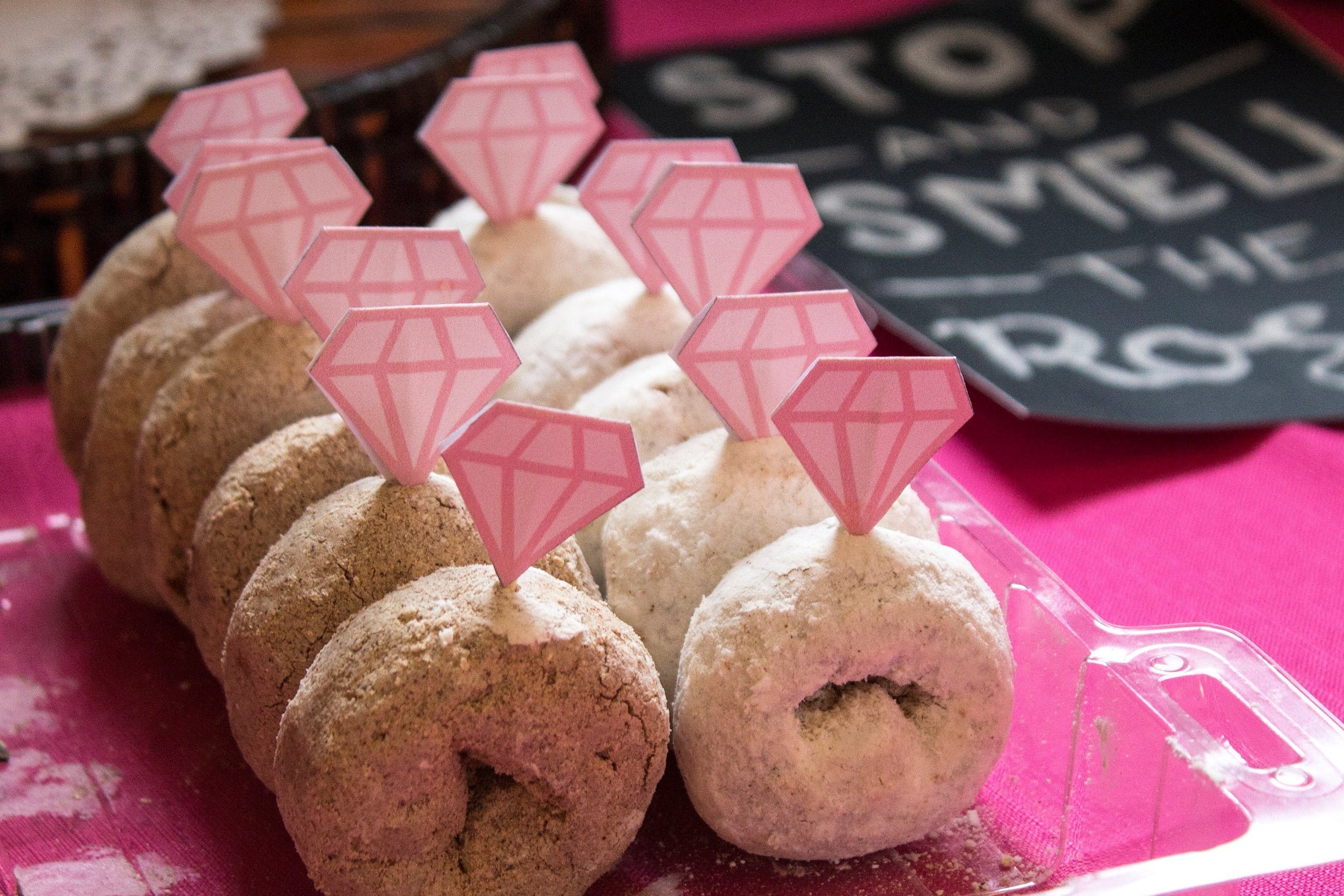 Donut Diamond - PRINTABLE - Bachelorette Bridal Shower Toothpick ...