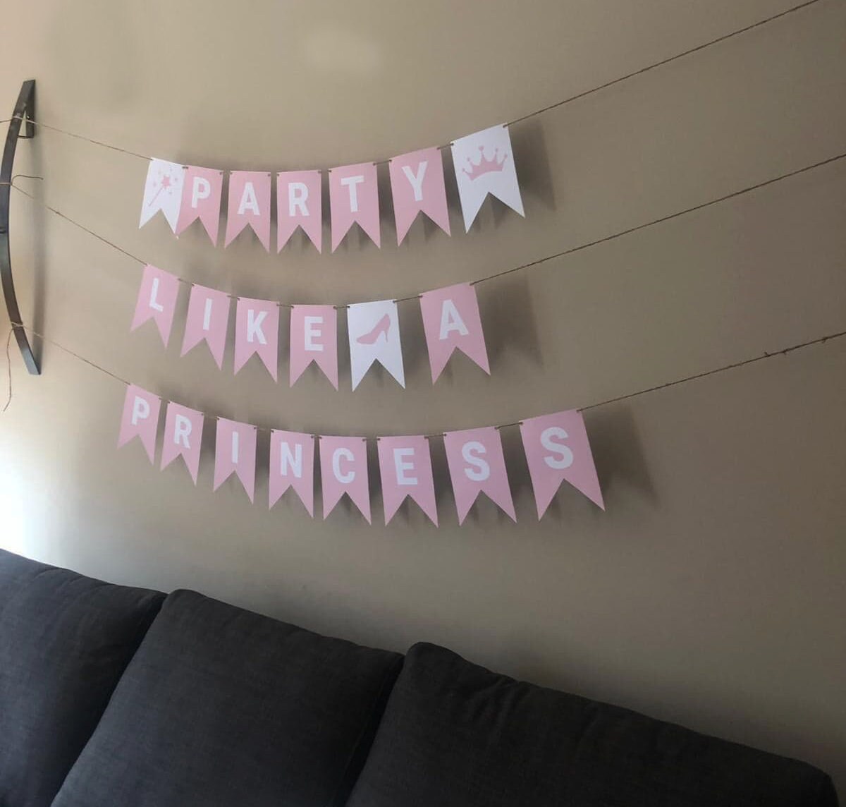 Party Like A Princess Banner Great for Birthdays | Etsy
