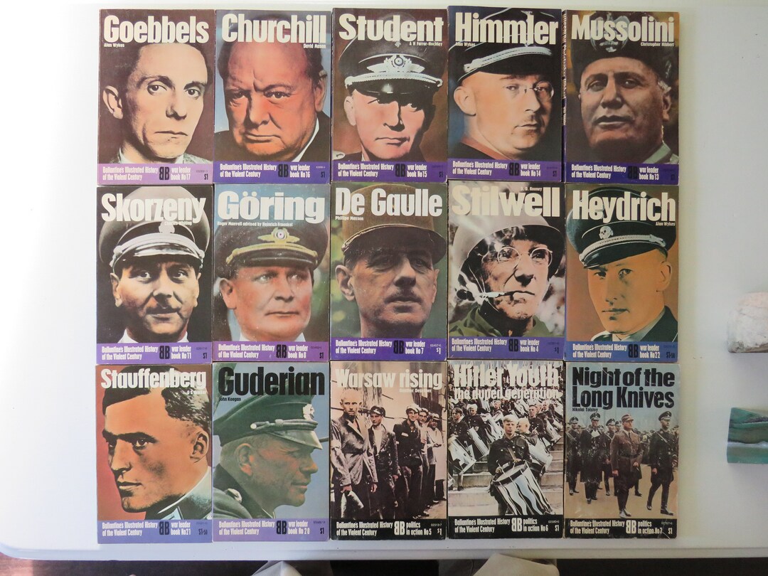 Ballantine's History of the Violent Century WW2 Set of 40 Books - Etsy