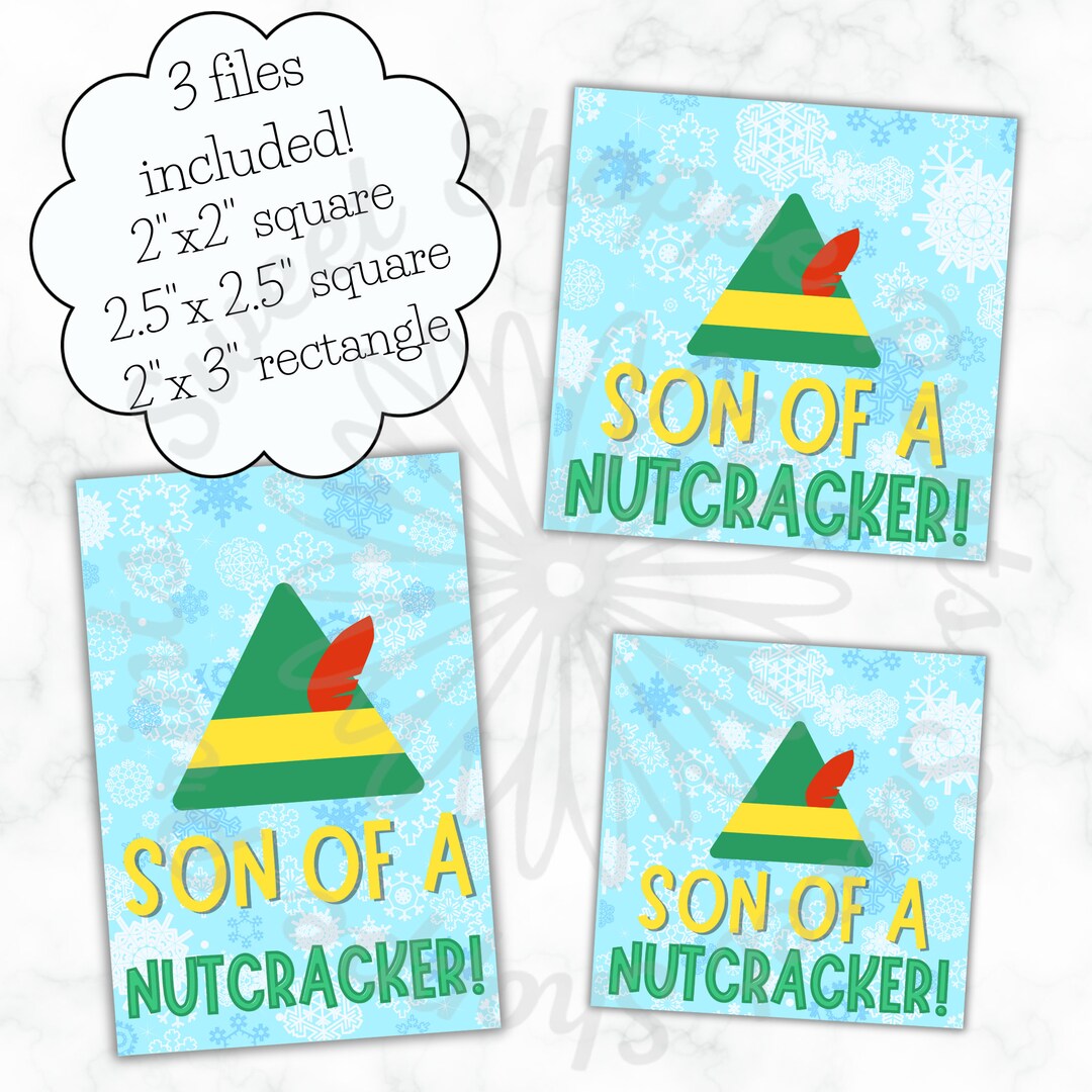 Omg Santa Printable Gift Tag - Etsy