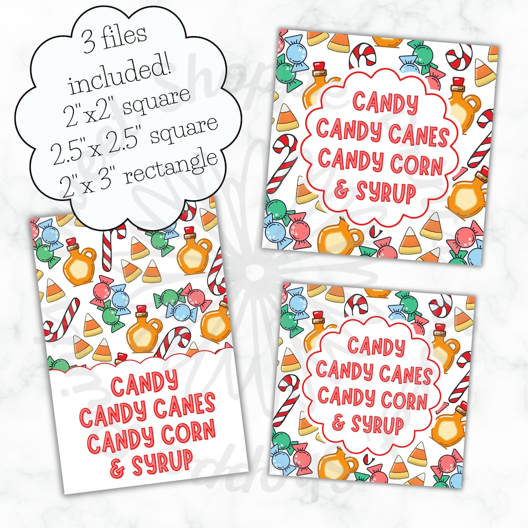 Elf Foods Printable Gift Tag - Etsy