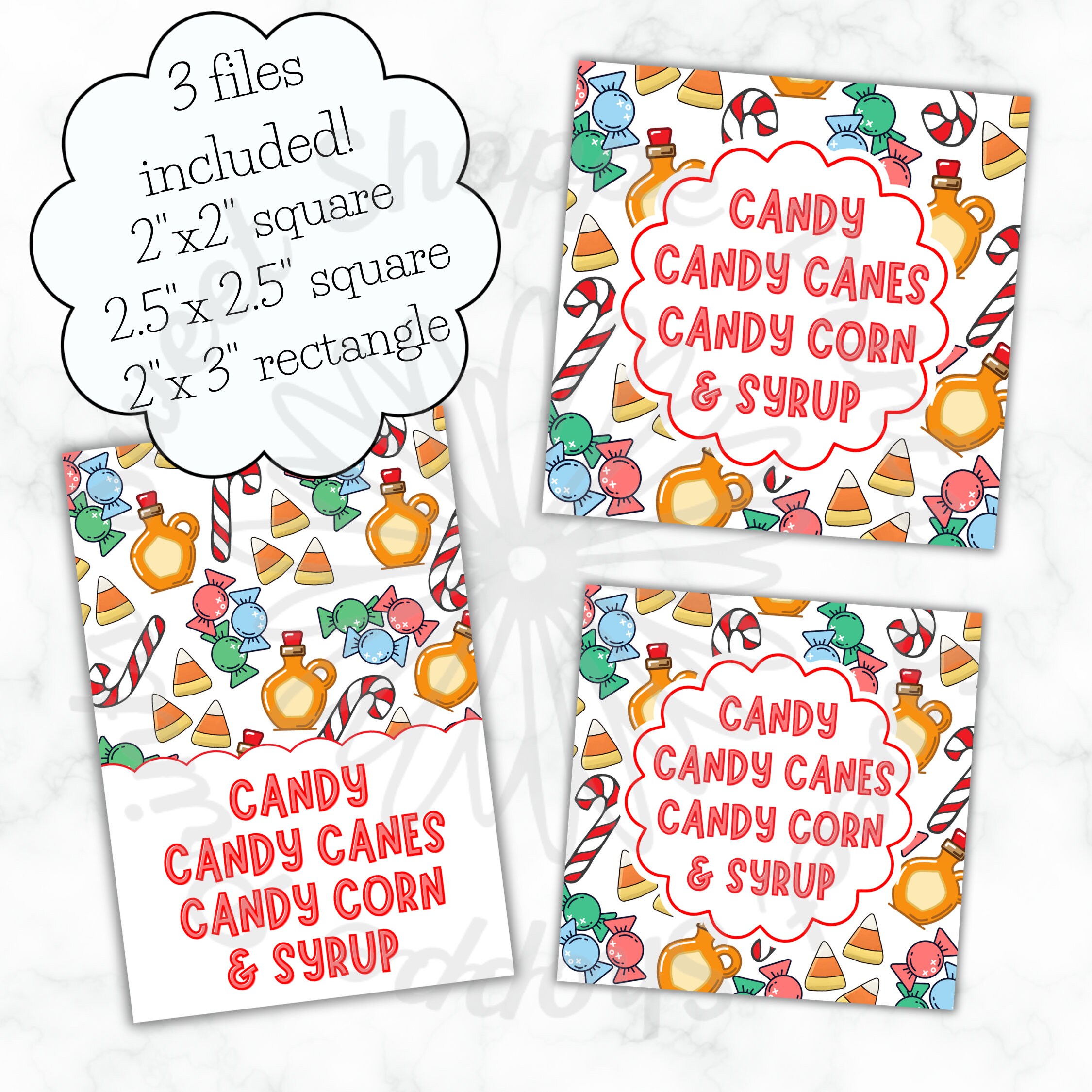 Elf Foods Printable Gift Tag - Etsy