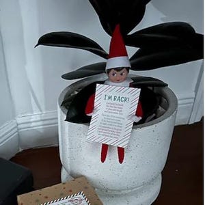 We're Back! Elf Letter - Etsy