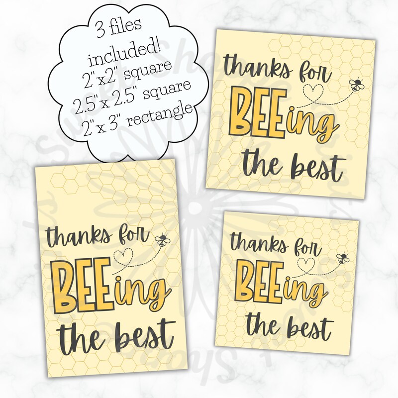 Thanks for Beeing Here - Etsy