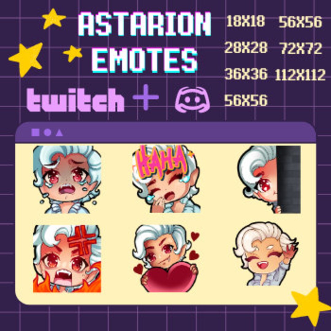 ASTARION Emotes BG3 - Etsy