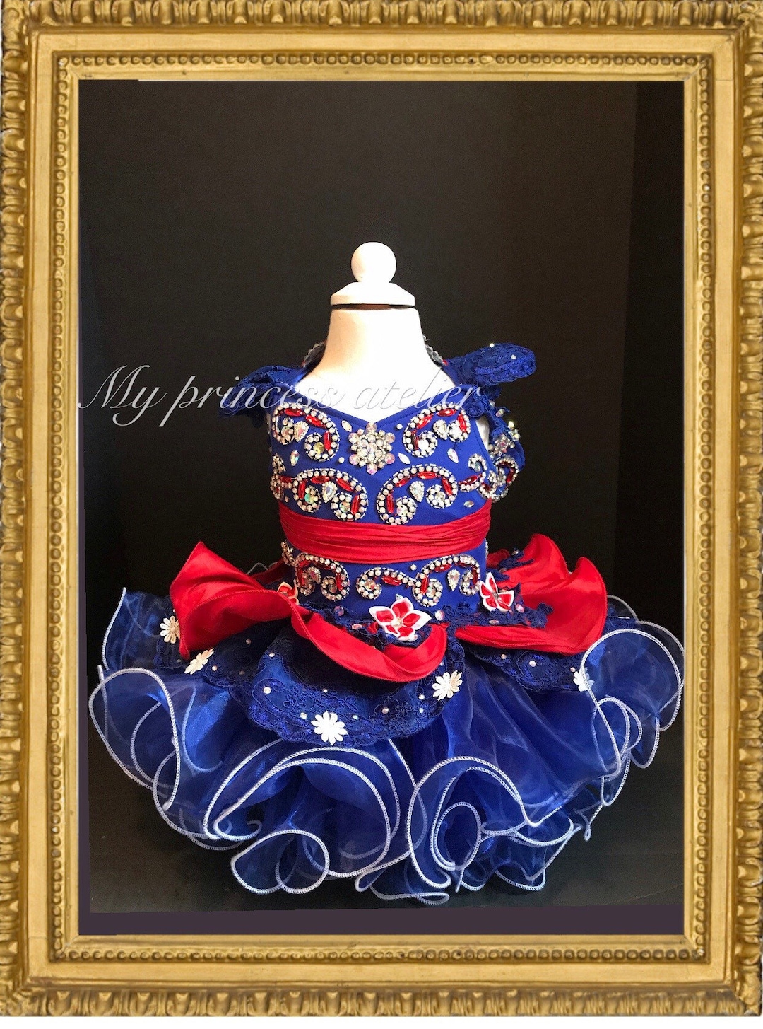 Star Spangled Dress, Independence Day Dress Pageant Dress, 4th of July ...