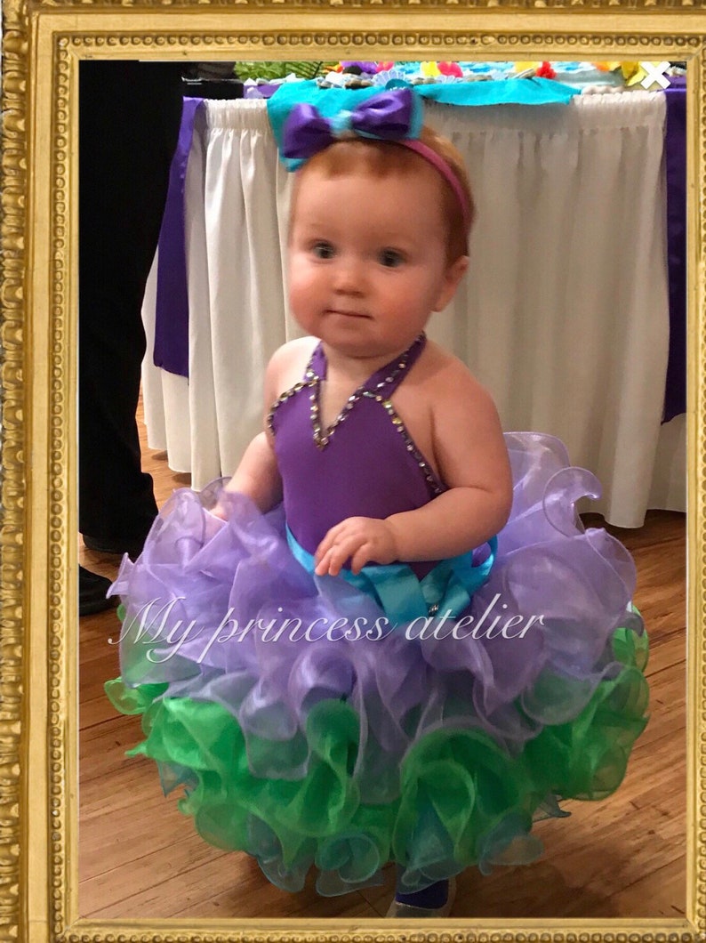 Mermaid Princess Dress Ariel Inspired Dress Mermaid Pageant | Etsy