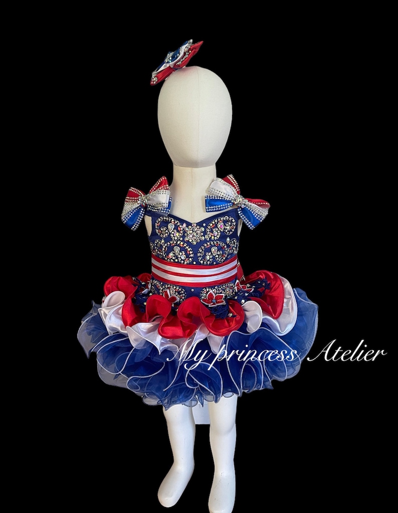 Star Spangled Dress Independence Day Dress Pageant Dress 4th - Etsy