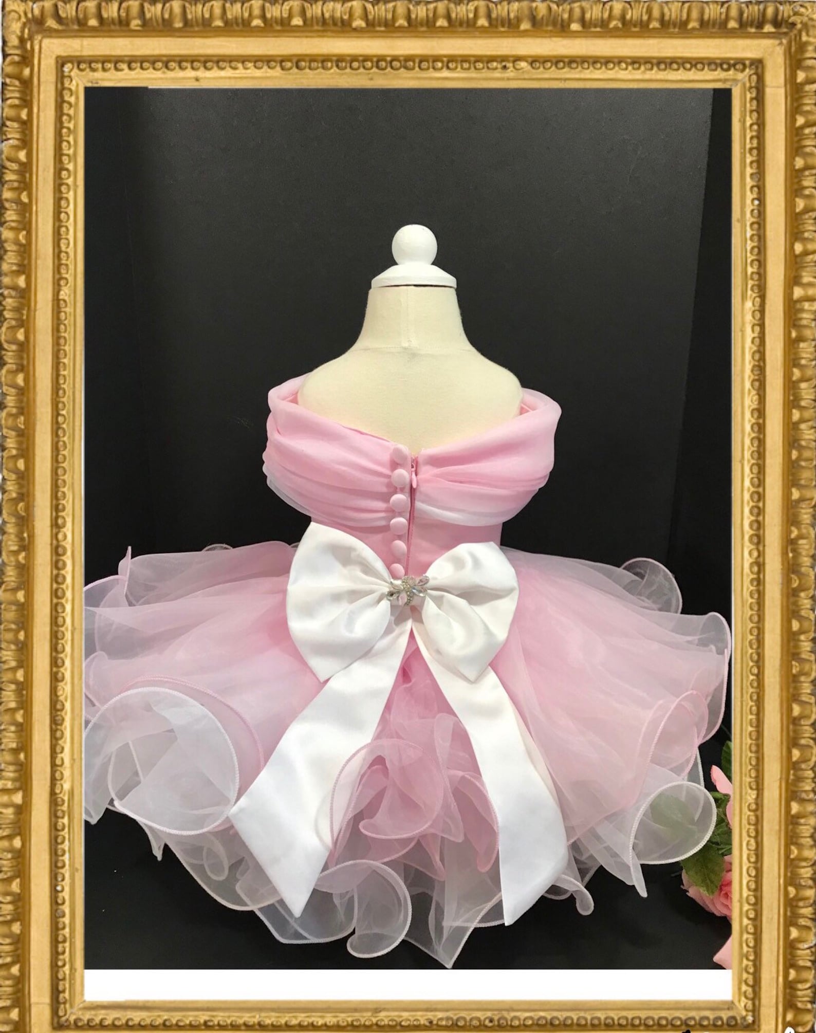 Pink Princess Dress/ Princess Birthday Dress/pink First Birthday Dress ...