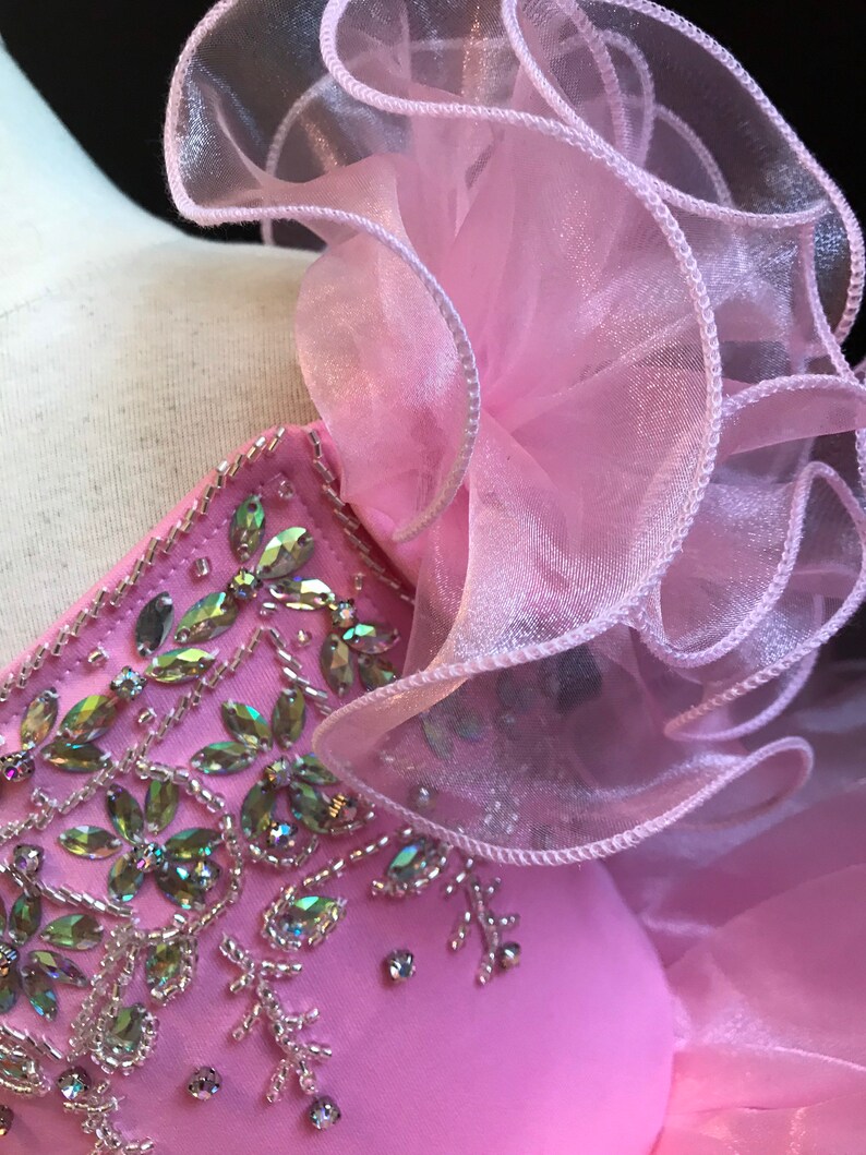 Girls Pink Pageant Birthday Dress Couture Glitz Pageant - Etsy