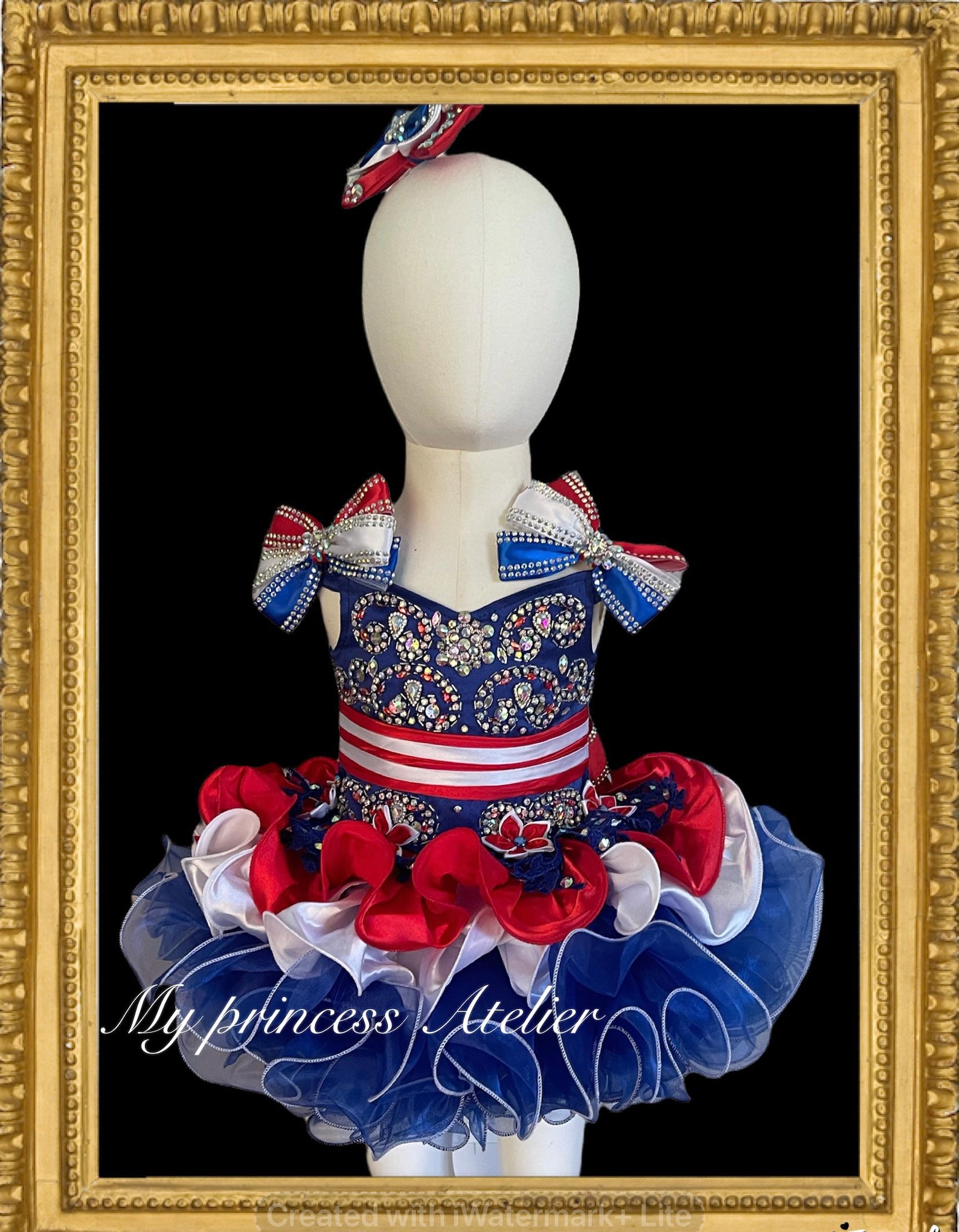 Star Spangled Dress Independence Day Dress Pageant Dress 4th - Etsy