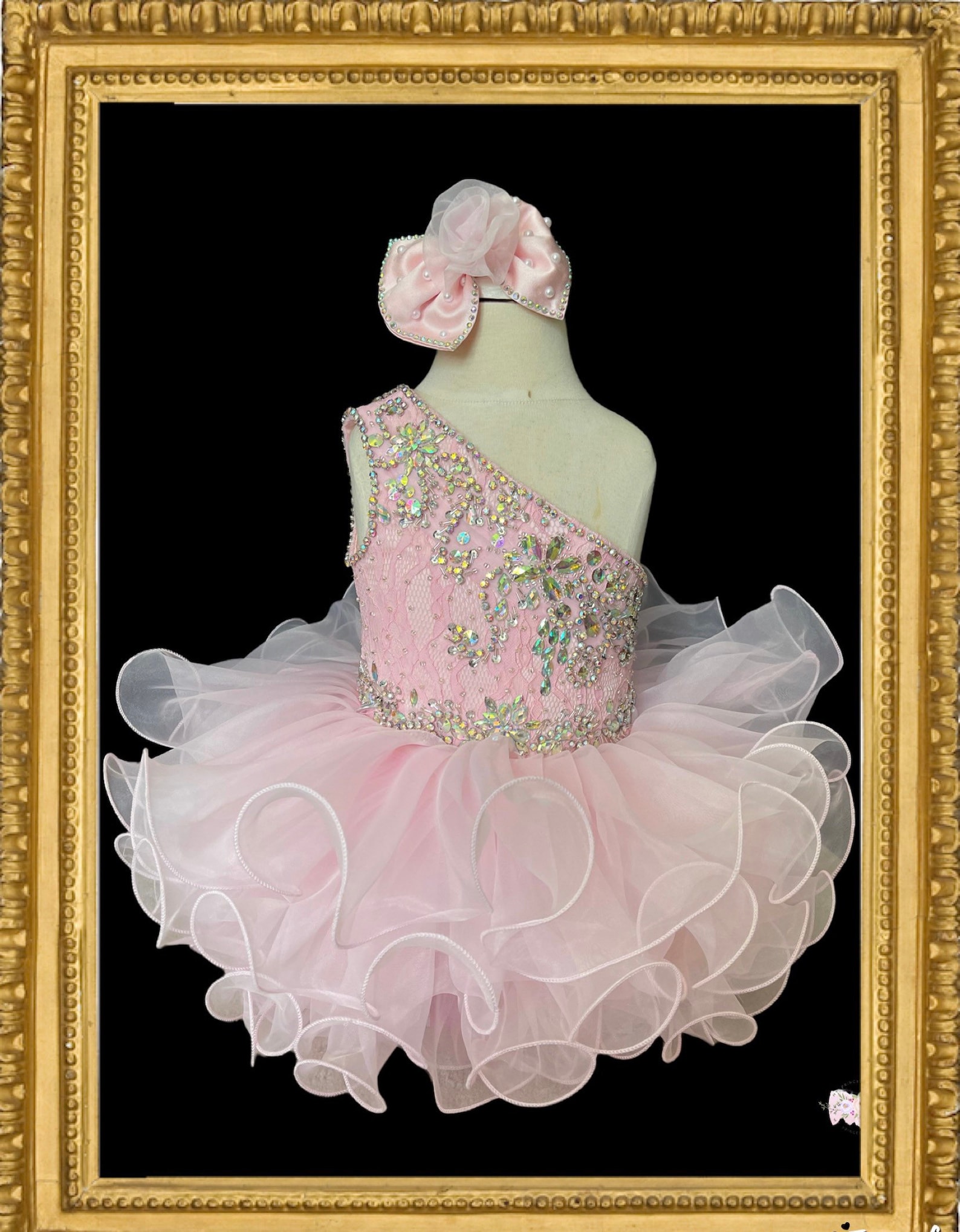 Pink Cupcake Pageant Dress Toddler Glitz Pageant Dress off - Etsy
