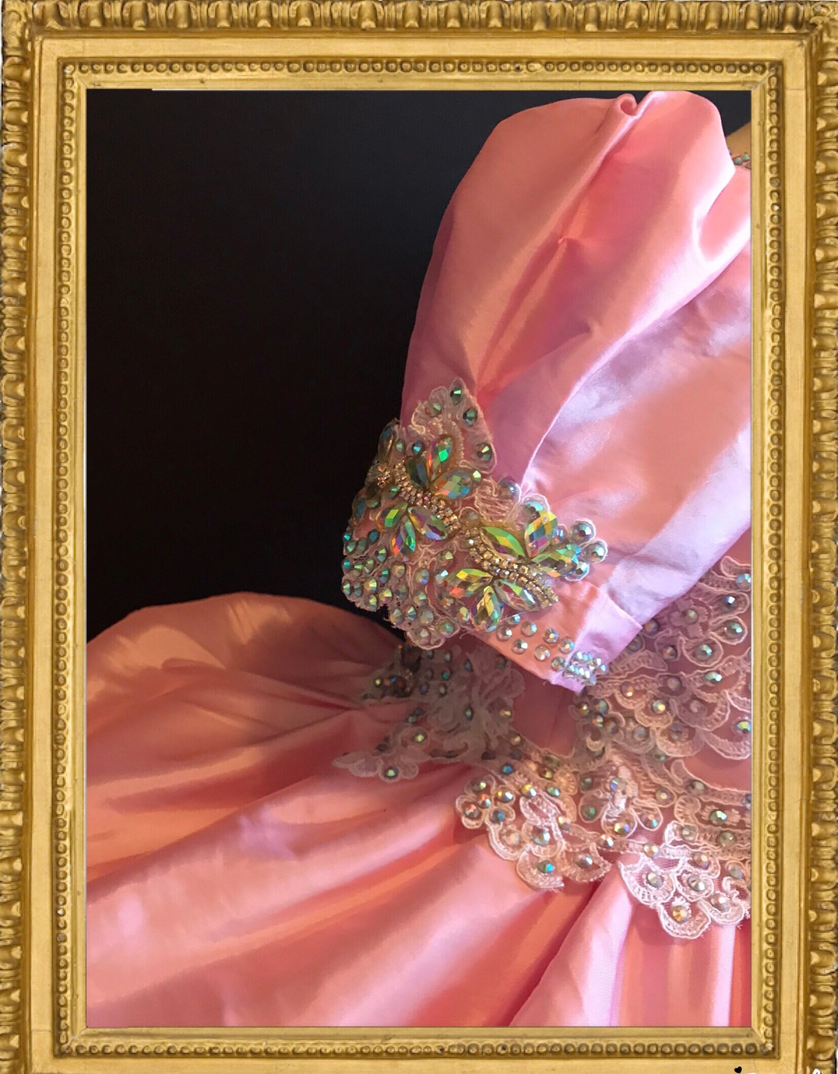 Natural Pageant Dress, Pink Couture Girl Dress, Princess Pink Taffeta ...