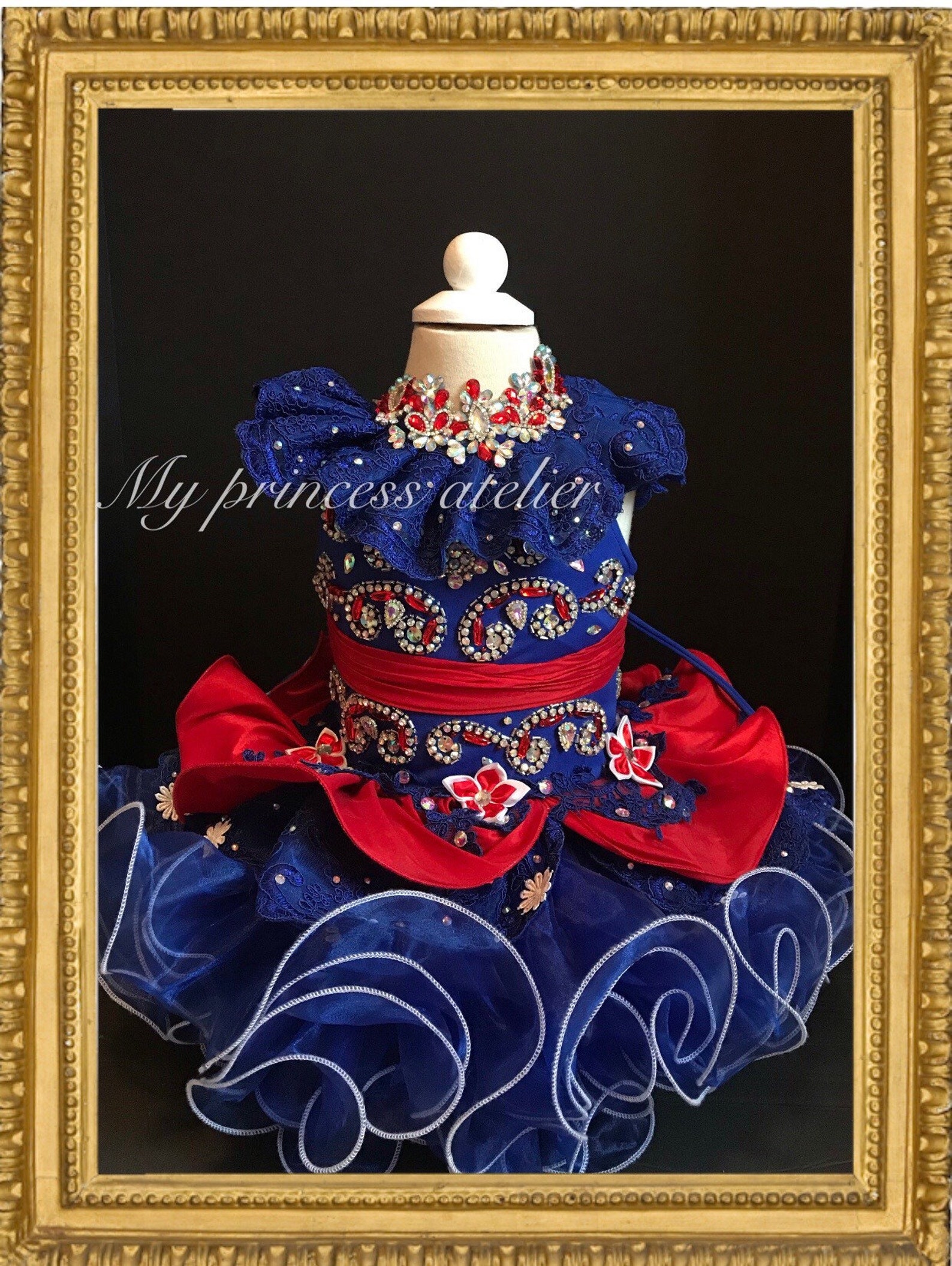 Star Spangled Dress, Independence Day Dress Pageant Dress, 4th of July ...