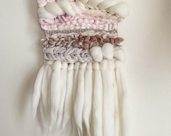 Pink Weaving Wall Hanging - Etsy