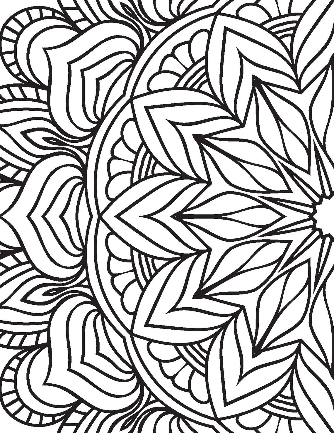 20 Mandala Coloring Pages - Instant Download & Print PDF Bundle ...