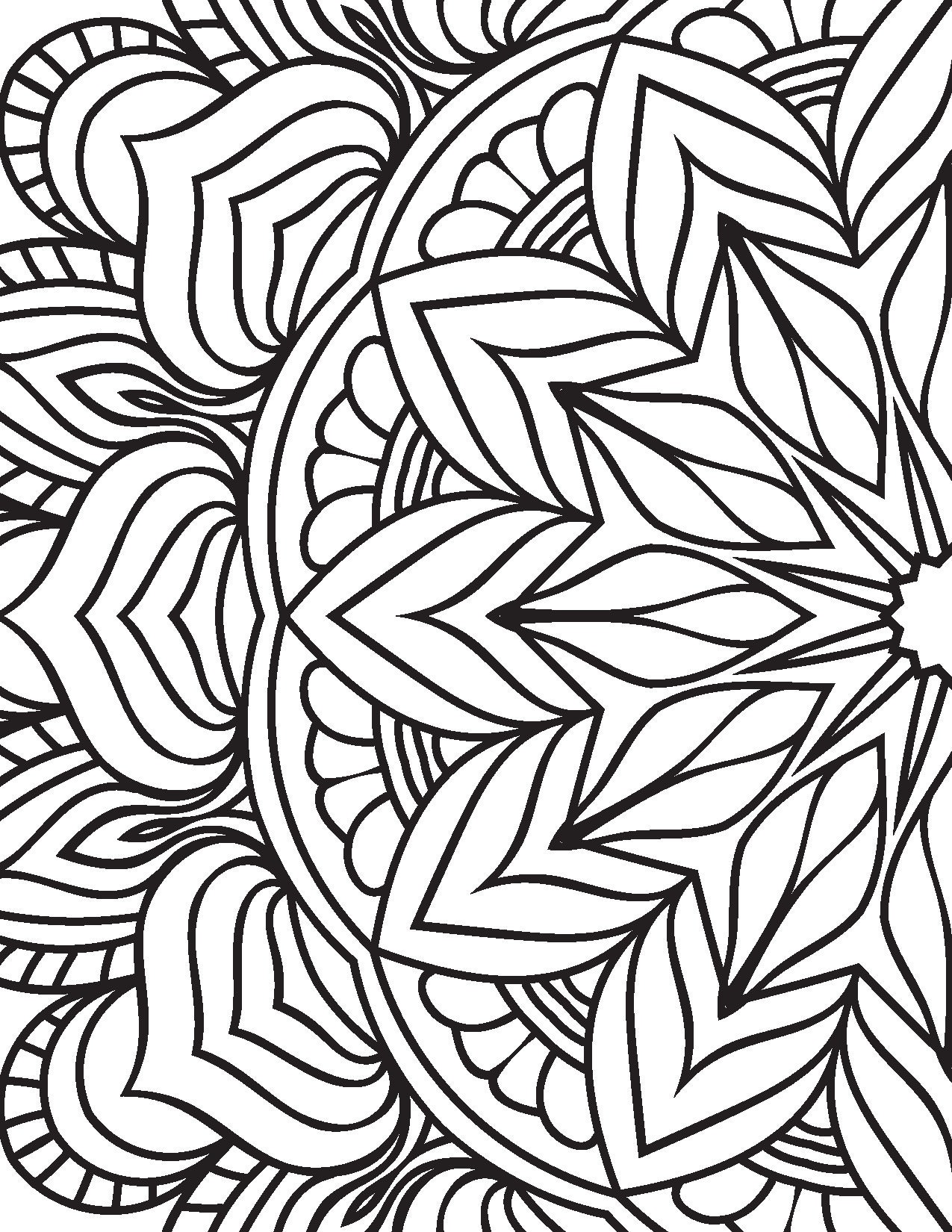 20 Mandala Coloring Pages - Instant Download & Print PDF Bundle ...