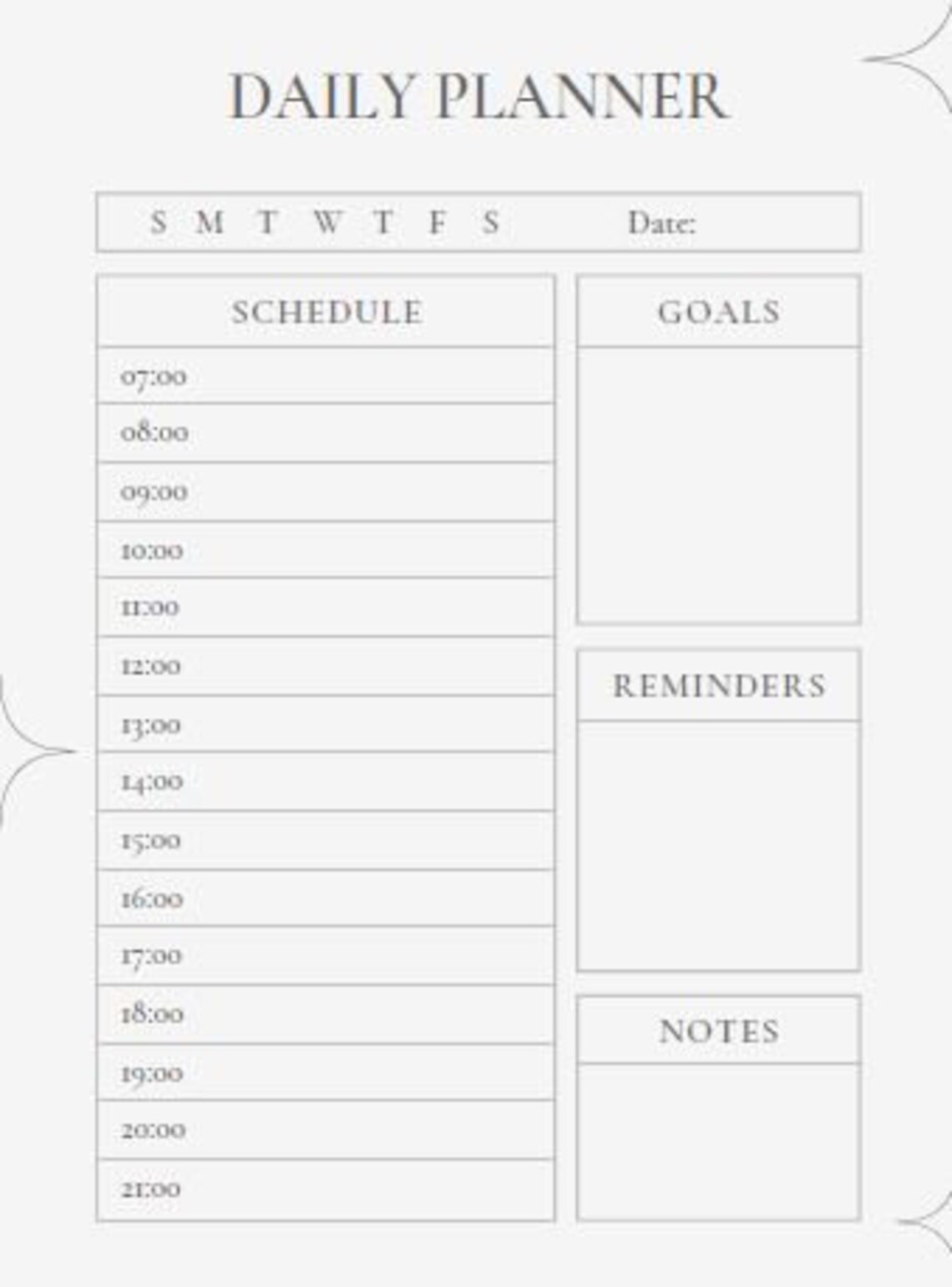 Daily, Weekly, Monthly, To-do Checklist Planner Insert Pages + Notes ...