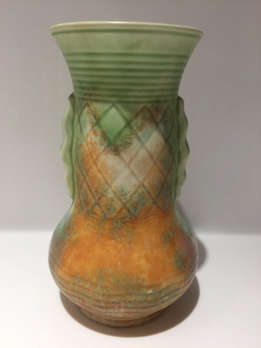 Art Deco Beswick Vase Designed by Mr Symcox in 1937 Shape Number 487 - Etsy