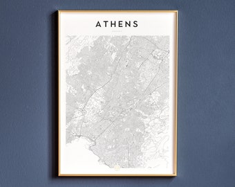 Athens Ohio Art Print Athens OH Poster Athens Ohio Skyline | Etsy