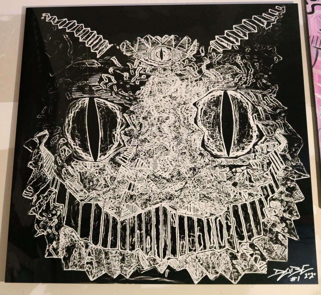 Escher Cat Bnw 1 Signed Limited Edition Metal Print - Etsy