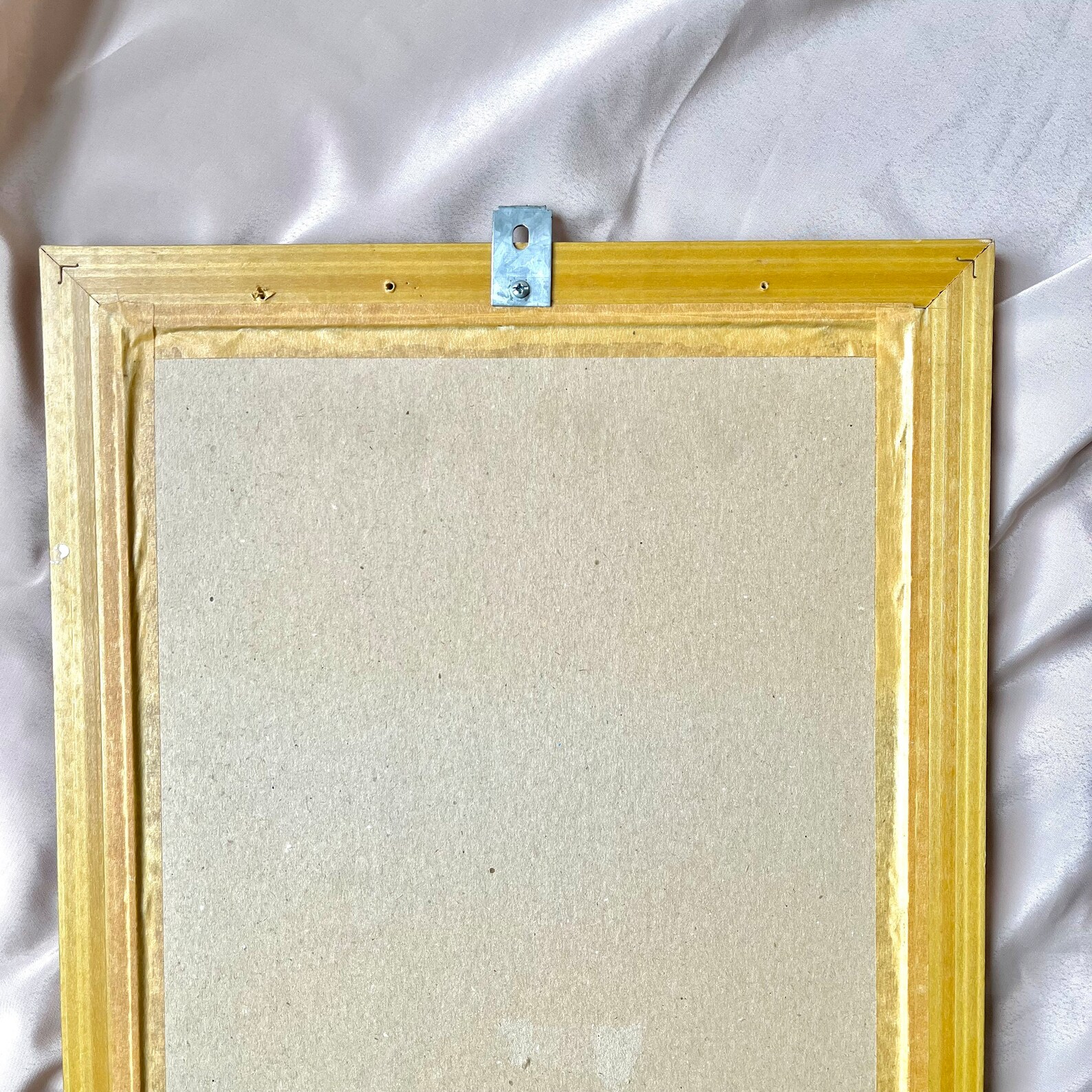 Original Vintage 80s Wooden French Floral Portrait Wall Mirror ...