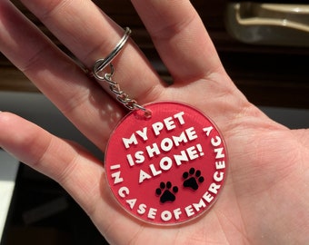 Emergency Keychain | Etsy